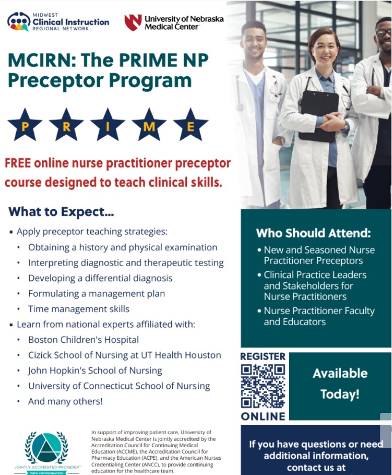 Online training (MCiRN) Free | Preceptor Resources: Advanced Practice ...